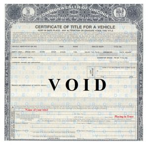 Can your automobile be owned by your living trust in Virginia? - The ...
